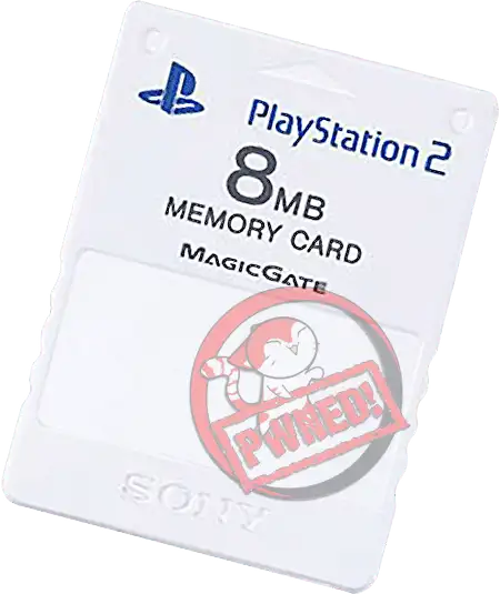 8MB PlayStation 2 Memory Card - White (PS2)(Pwned) | Buy from Pwned ...