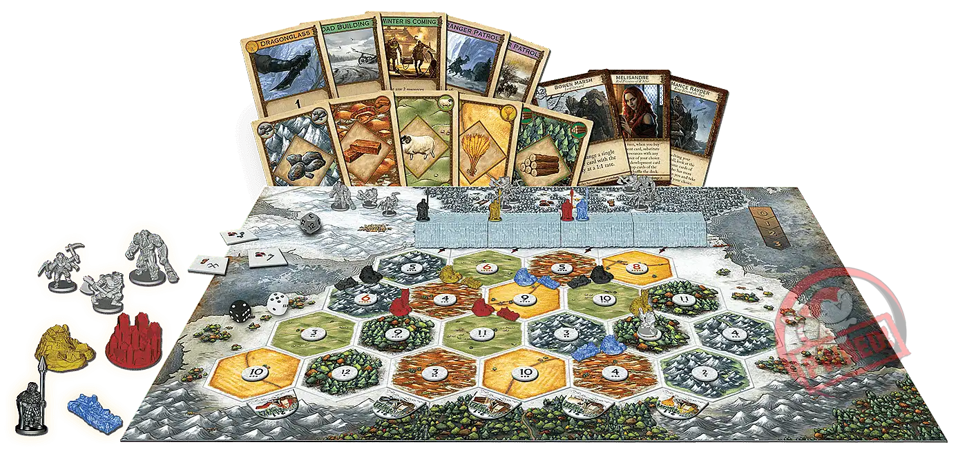 A Game of Thrones Catan: Brotherhood of the Watch - 2nd Edition (New ...