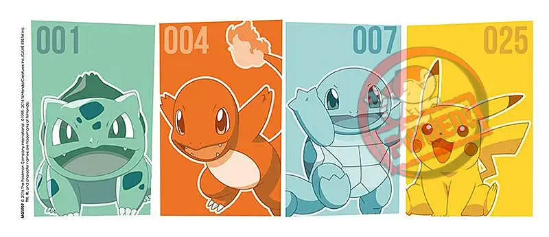 Pokemon - Kanto Starter Pokemon Mug - 320ml (New) | Buy from Pwned ...