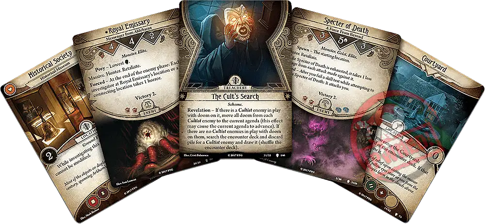 Arkham Horror - The Card Game: The Path to Carcosa Campaign Expansion ...