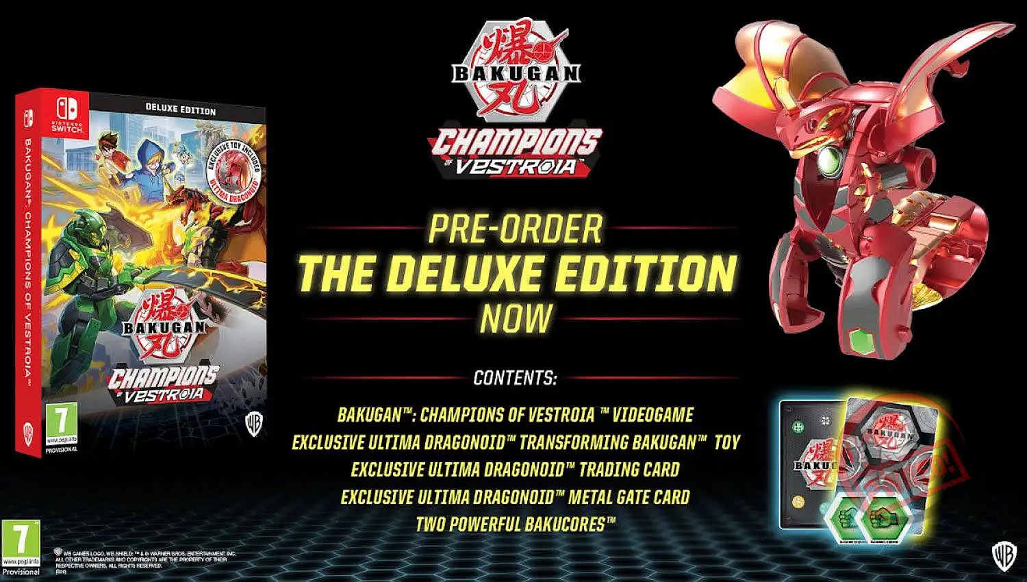 Bakugan: Champions of Vestroia - Deluxe Edition (NS / Switch)(New ...