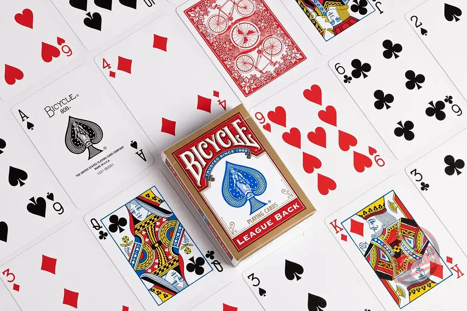 Bicycle Playing Cards - League Back Red (New) | Buy from Pwned Games ...