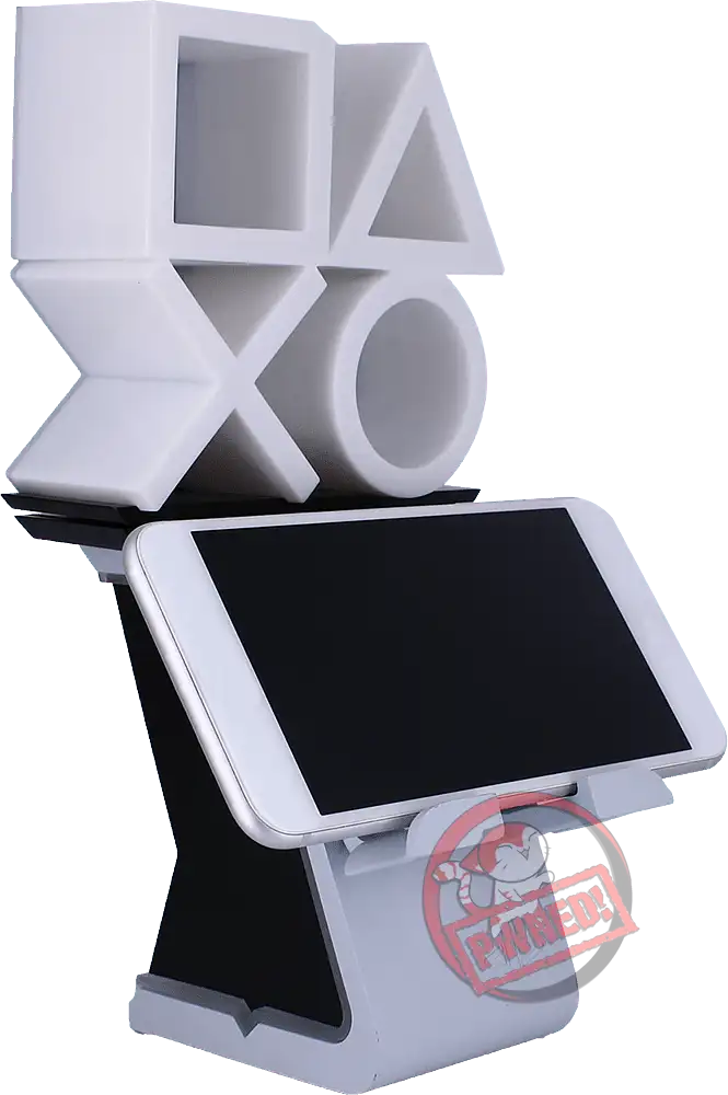 Cable Guys Phone & Controller Holder - PlayStation Light Up Ikon (New ...