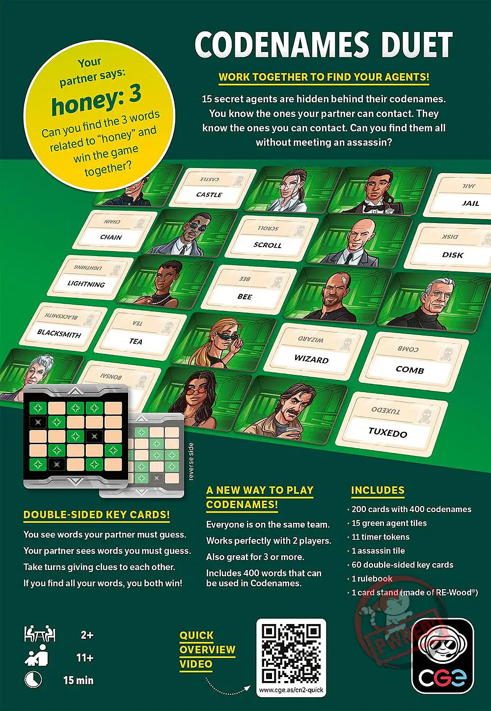 Codenames: Duet - 2nd Edition (New) | Buy from Pwned Games with ...