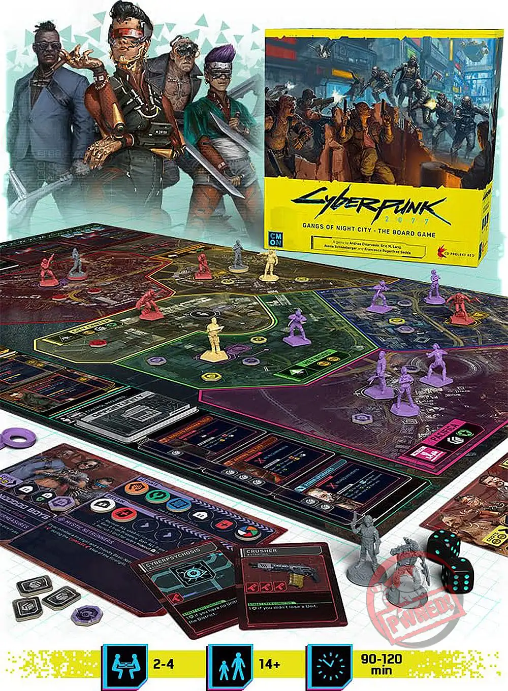 Cyberpunk 2077: Gangs of Night City - The Board Game (New) | Buy from ...