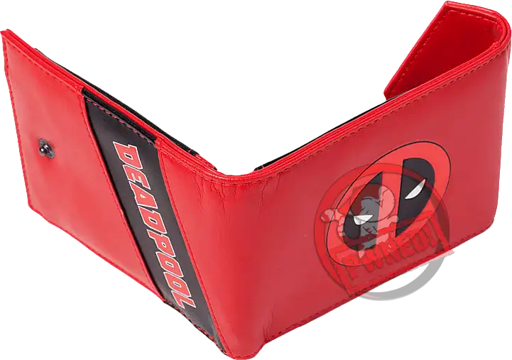 Deadpool with Badge Logo Trifold Wallet (New) | Buy from Pwned Games ...
