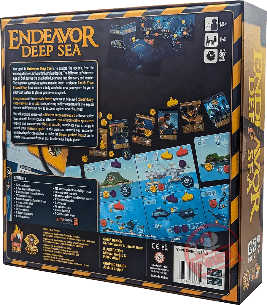 Endeavor: Deep Sea (New) | Buy from Pwned Games with confidence ...