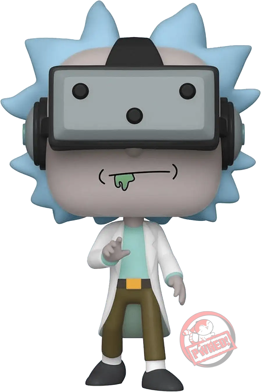 Funko Pop! Animation 741: Rick and Morty - Gamer Rick Vinyl Figure (New ...