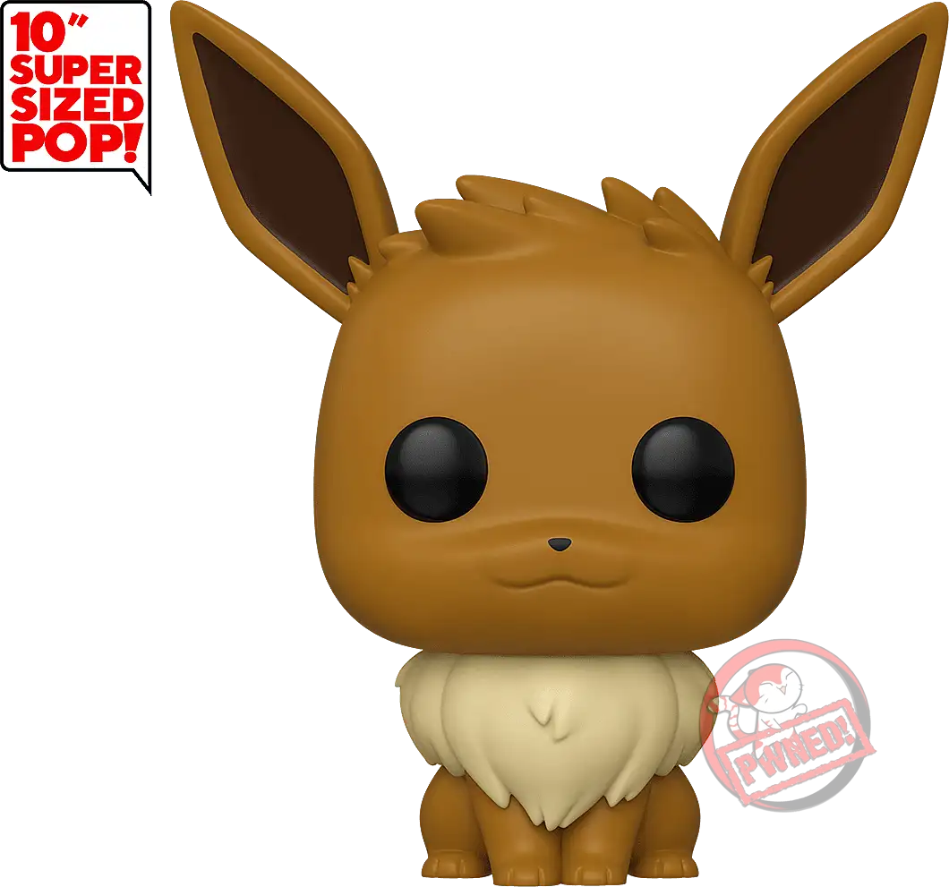 Funko Pop! Games 540: Pokemon - Eevee Super Sized 10'' Vinyl Figure ...