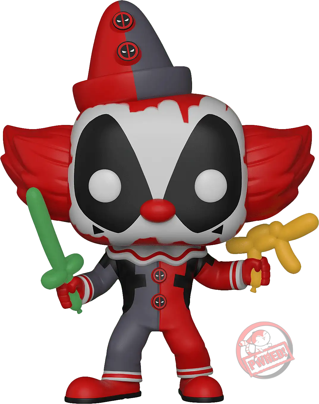 Funko Pop! Marvel: Deadpool - Clown Deadpool Vinyl Bobble-Head (New ...