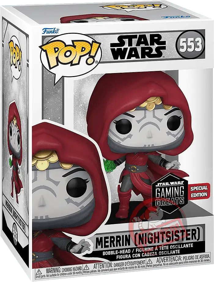 Funko Pop! Star Wars 553: Jedi: Fallen Order - Merrin Vinyl Bobble-Head ...