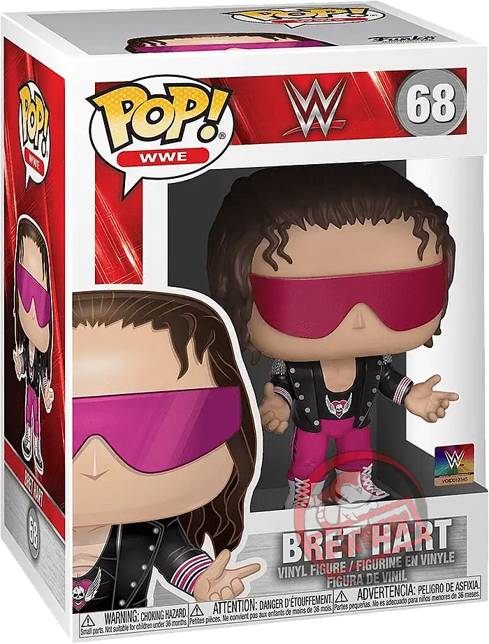 Funko Pop! WWE 68 - Bret 'Hit Man' Hart Vinyl Figure (New) | Buy from ...