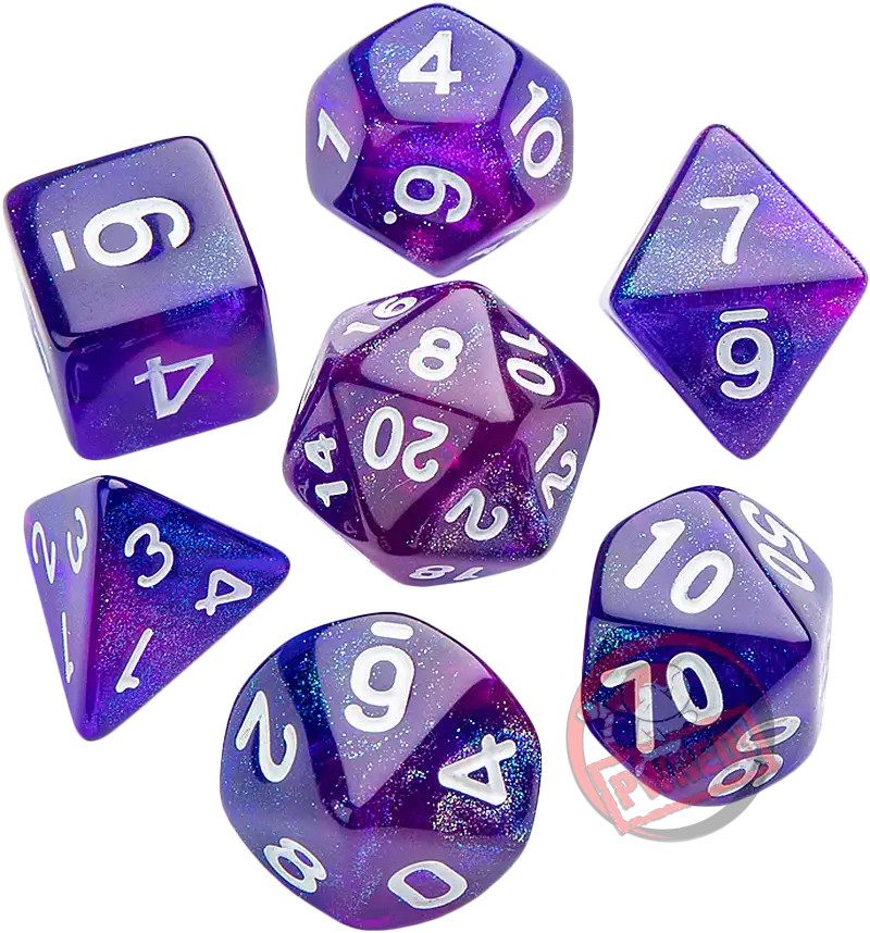 RPG Dice Set - Galaxy Series - Nebula (New) | Buy from Pwned Games with ...