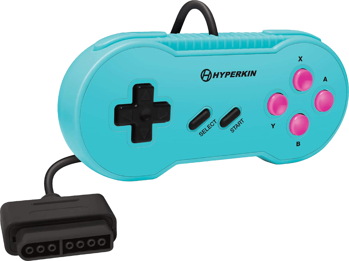 Hyperkin Super Nintendo 16-bit Scout Premium Controller - Hyper Beach ... Hyperkin Super Nintendo 16-bit Scout Premium Controller - Hyper Beach ...
