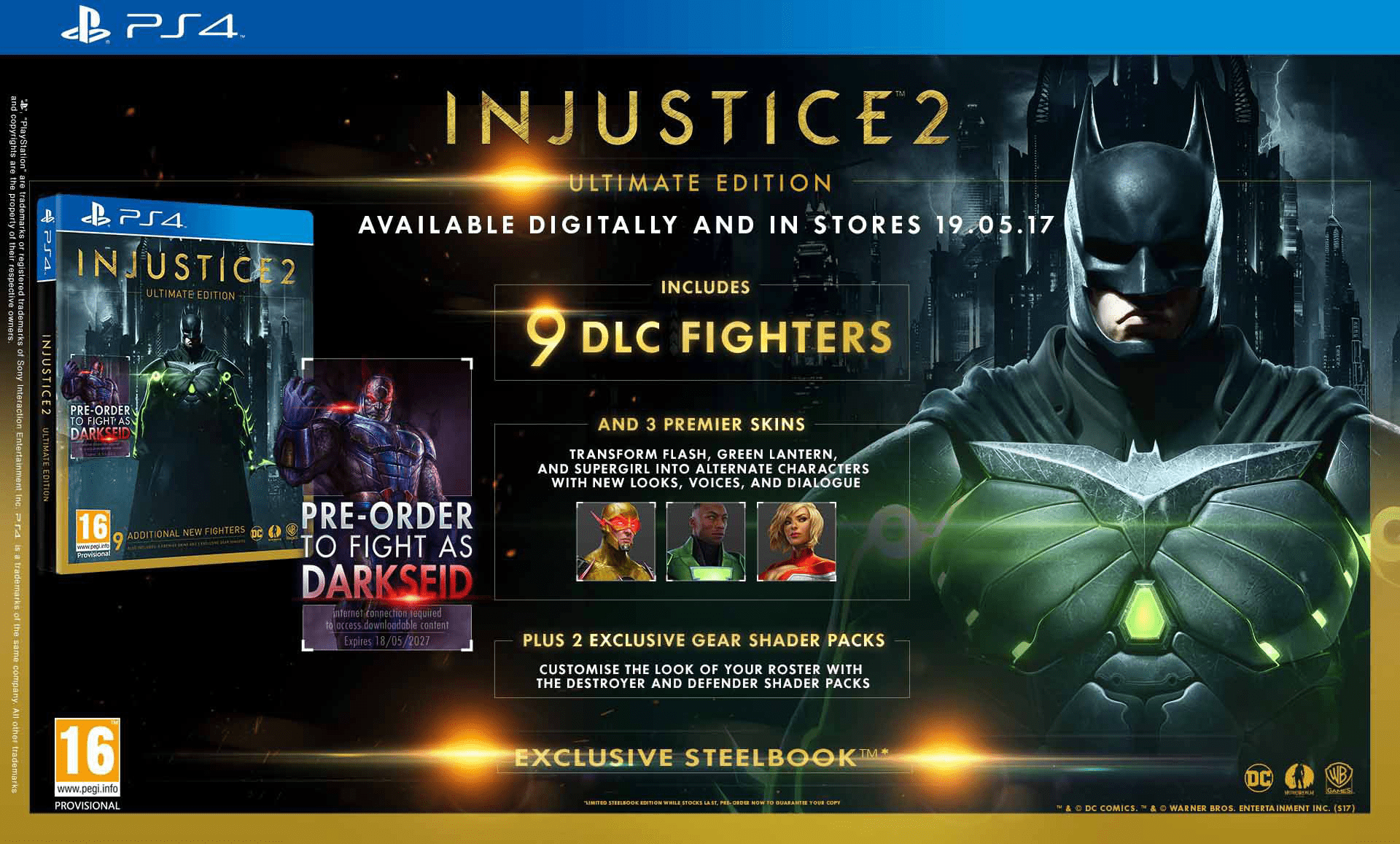 Injustice 2 - Ultimate Edition (PS4)(New) | Buy from Pwned Games with ...
