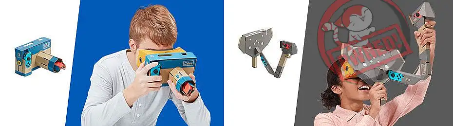 Nintendo Labo Toy-Con 04: VR Kit - Expansion Set 1 (Camera + Elephant ...