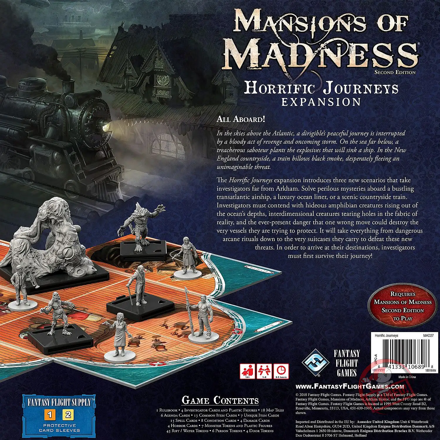 Mansions of Madness - Second Edition: Horrific Journeys Expansion (New ...