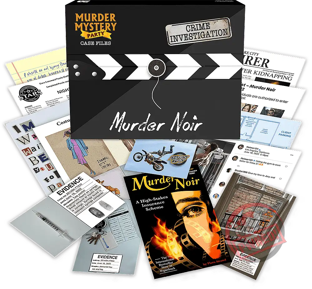 Murder Mystery Party: Case Files - Murder Noir (New) | Buy from Pwned ...
