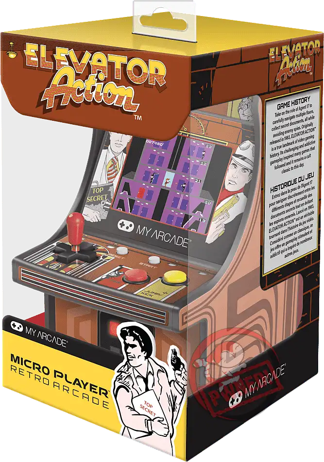 Micro Player Retro Arcade - Elevator Action (New) | Buy from Pwned ...