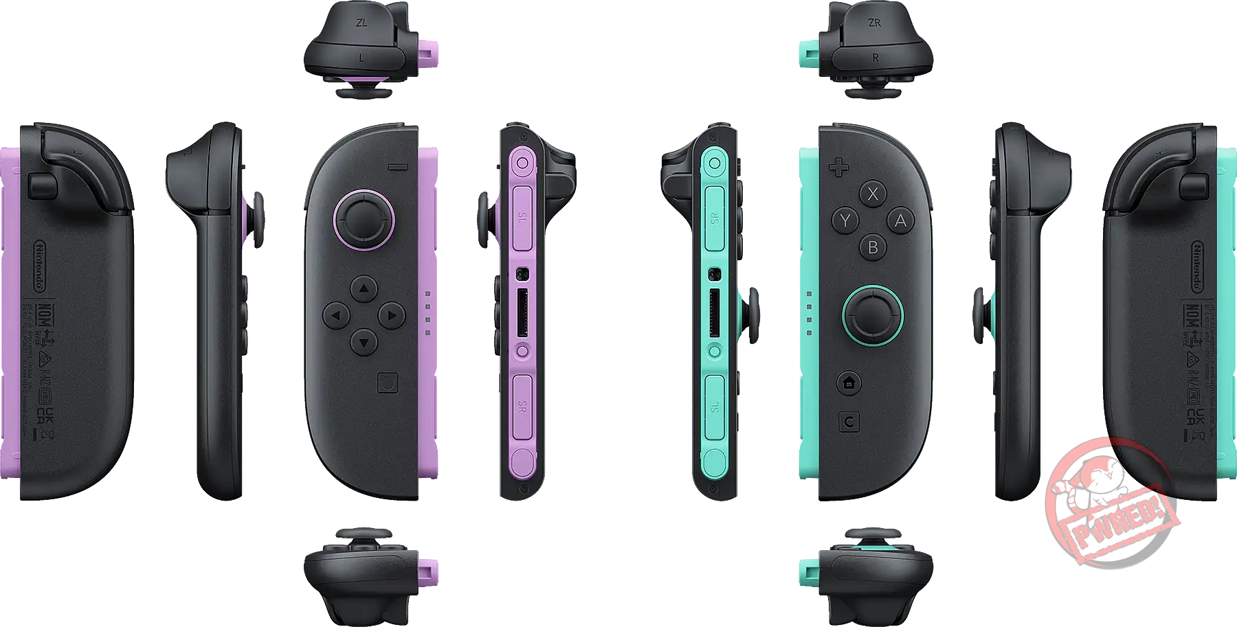 Nintendo Switch 2 Joy-Con 2 Controller Pair - Grey + Light Purple ...