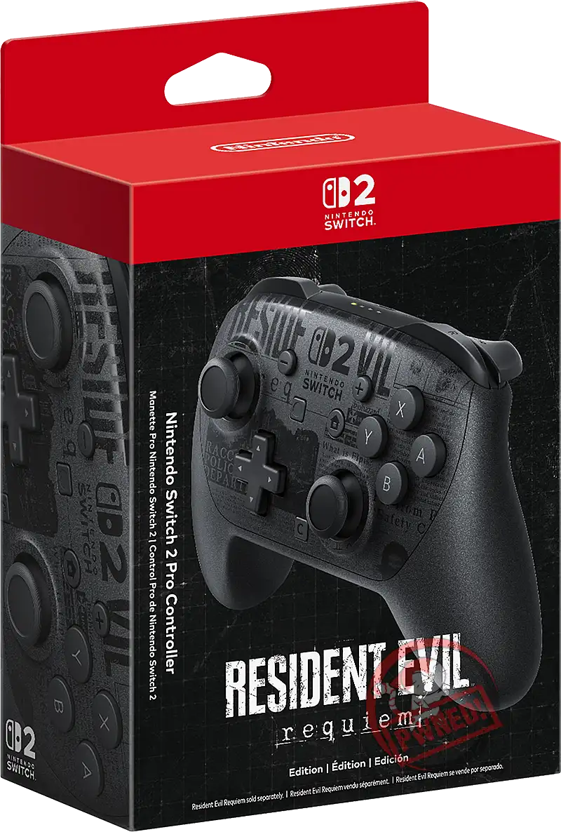 Nintendo Switch 2 Pro Controller - Resident Evil: Requiem Edition (NS2 ...
