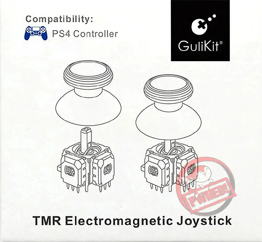 PlayStation 4 Controller GuliKit TMR Analog Stick Component / Module ...