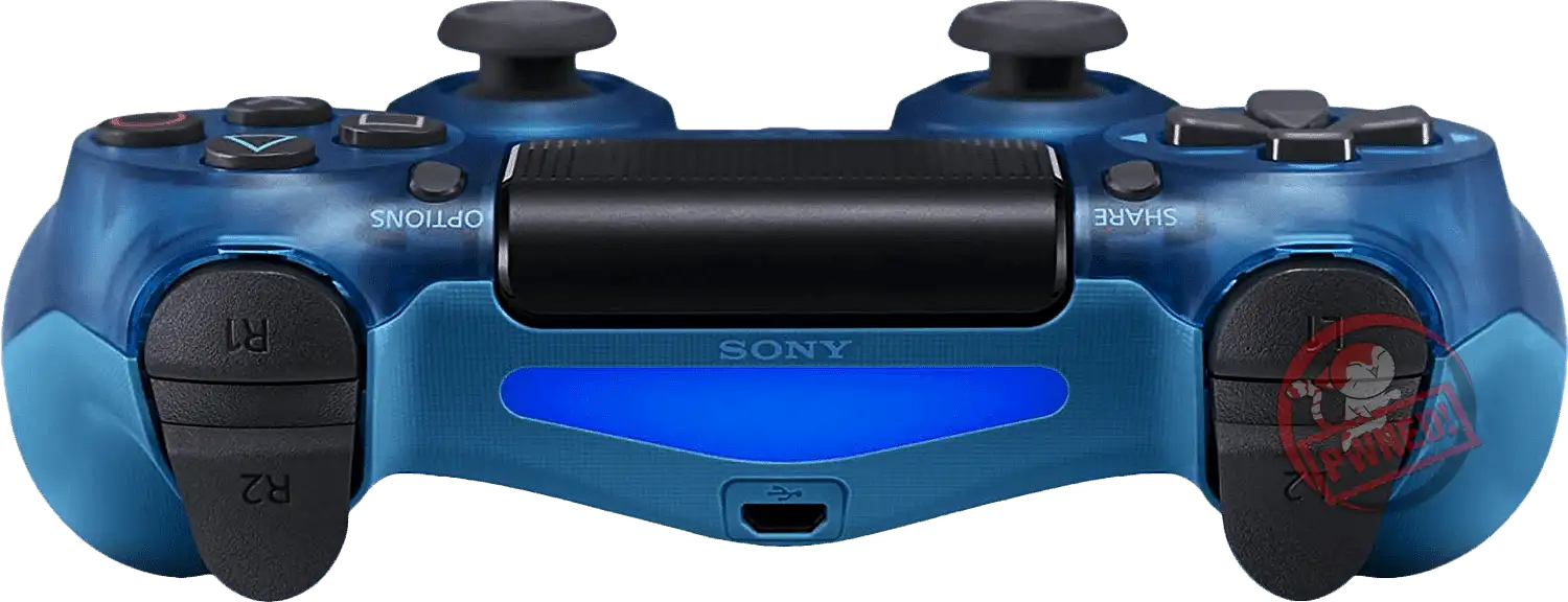 PlayStation 4 DualShock 4 Controller v2 - Blue Crystal (PS4)(Pwned ...