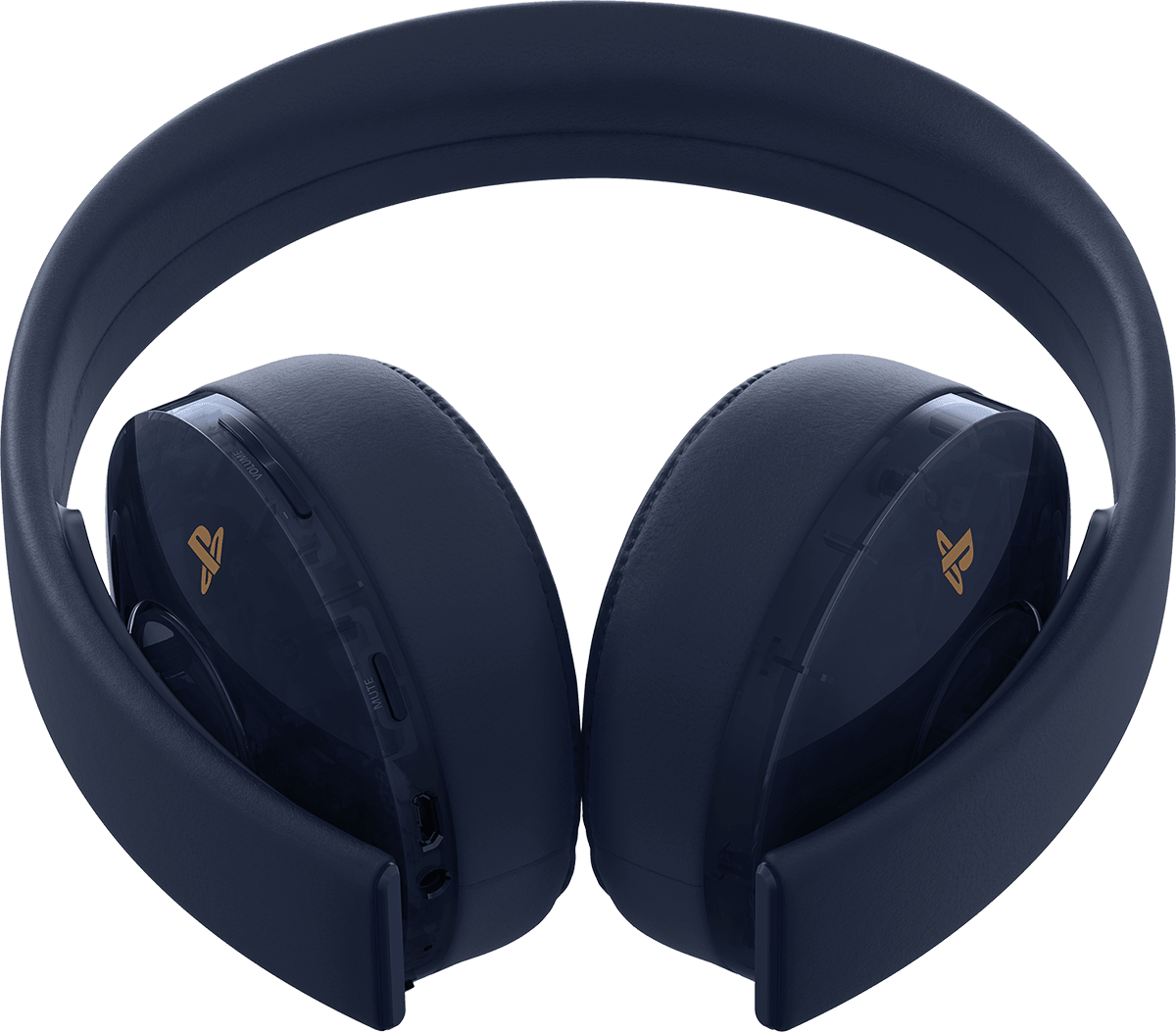 Playstation 4 Gold Wireless Headset Translucent Blue 500 Million