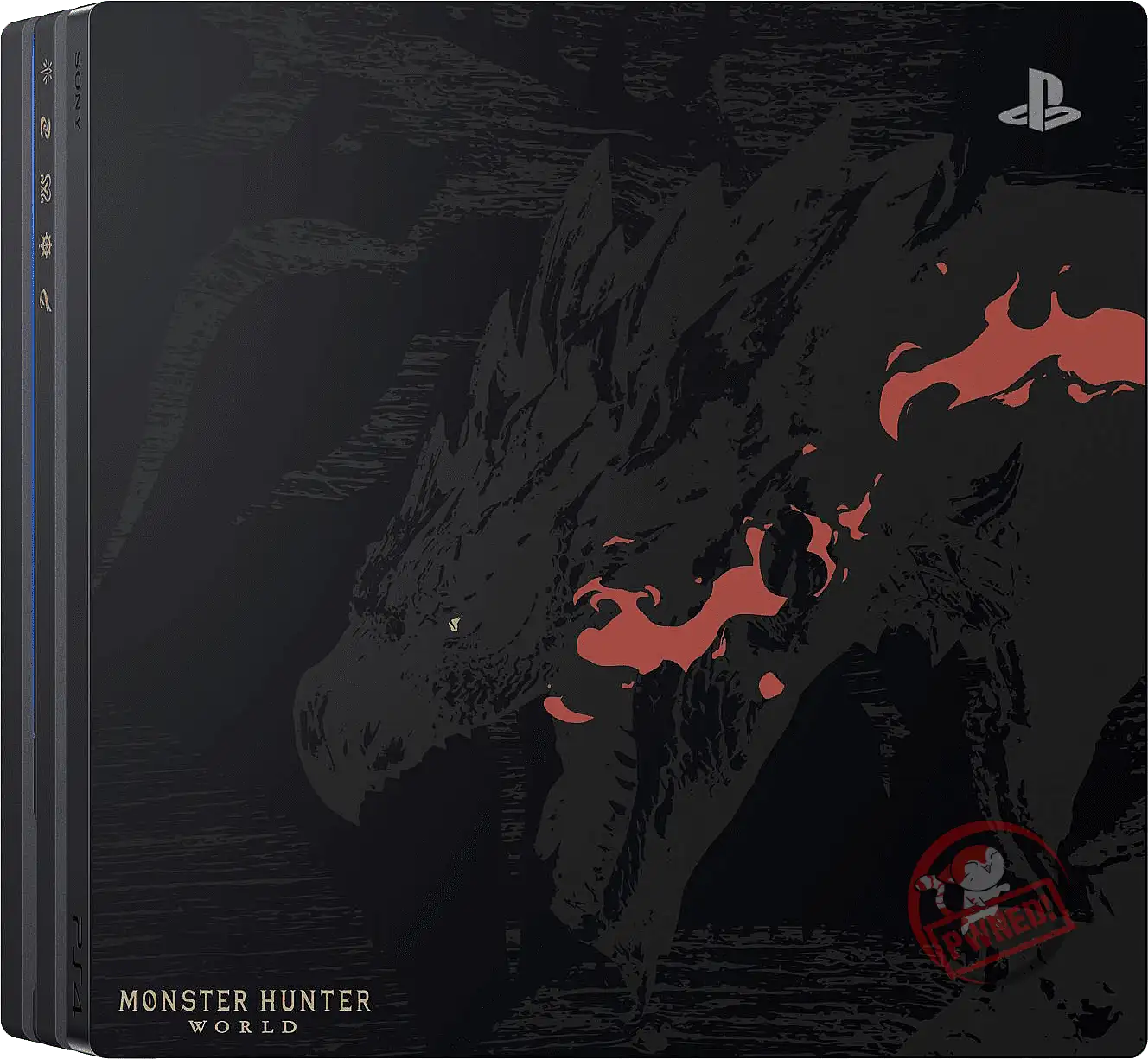 PlayStation 4 Pro 1TB Console - Limited Monster Hunter World Edition ...