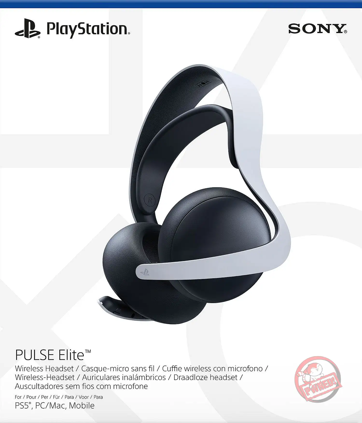 PlayStation 5 Pulse Elite Wireless Headset - Glacier White (PS5)(New ...