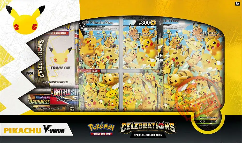 Pokemon TCG: Celebrations Special Collection - Pikachu V-Union (New ...