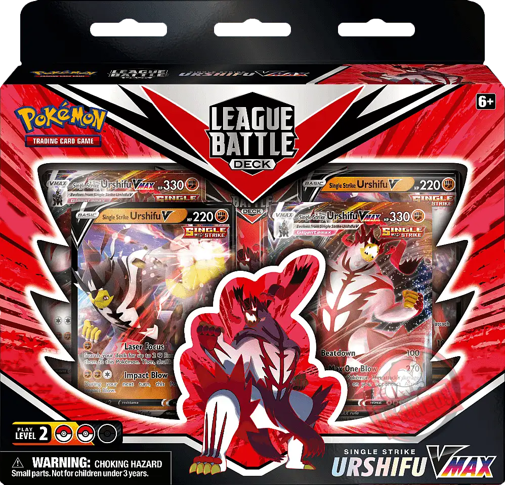 Pokemon TCG: League Battle Deck - Urshifu VMAX - Single Strike (New ...