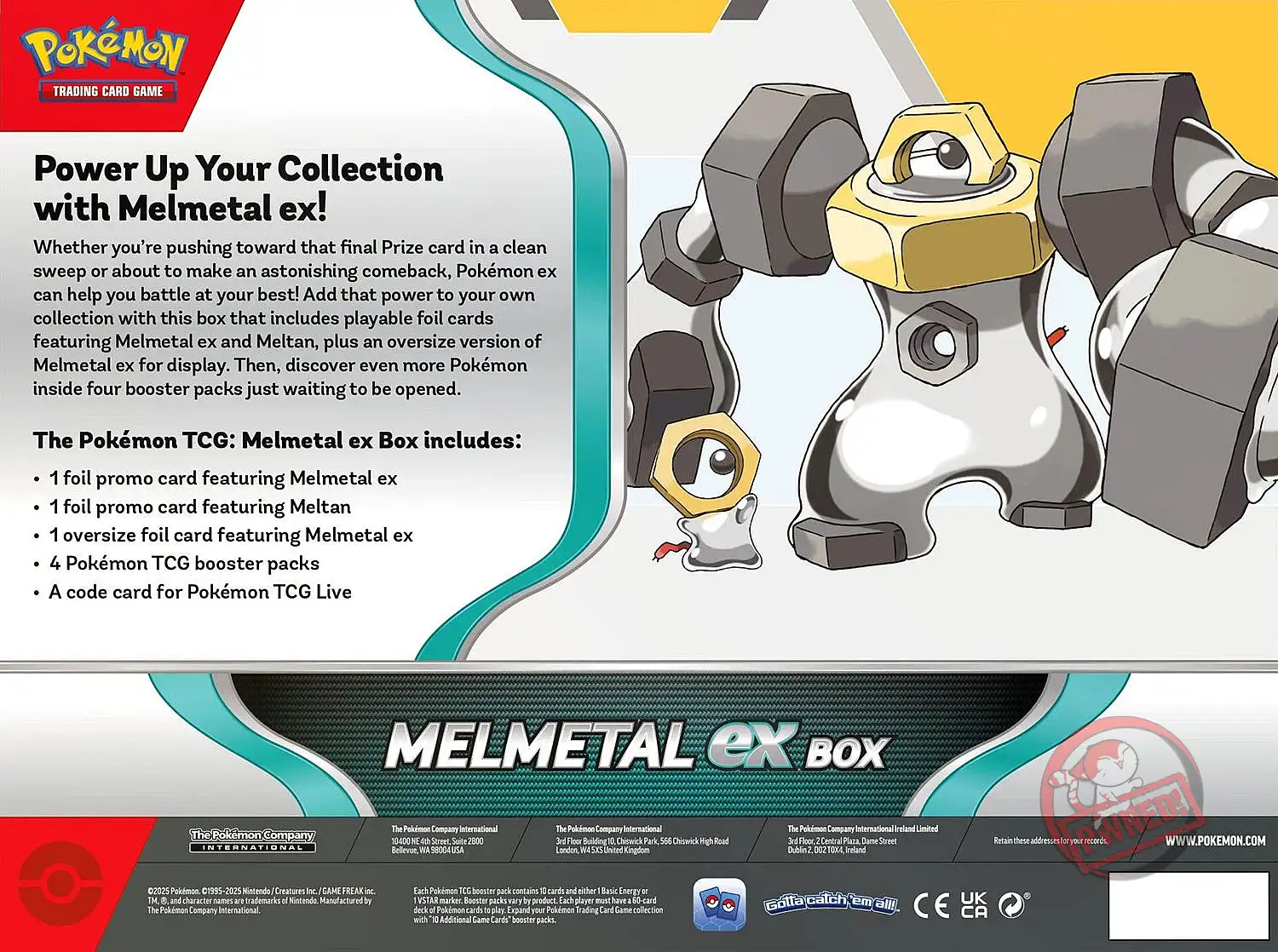 Pokemon TCG: Melmetal ex Box (New) | Buy from Pwned Games with ...