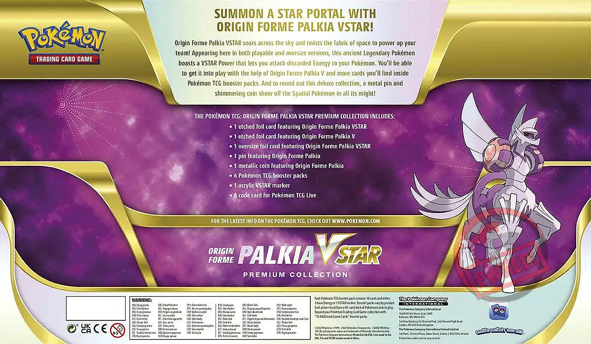 Pokemon TCG: Origin Forme - Palkia VSTAR Premium Collection (New) | Buy ...