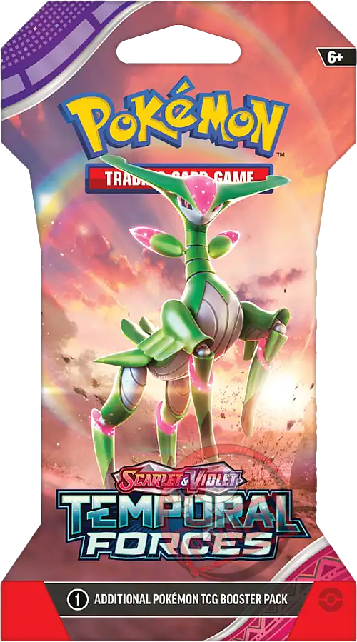 Pokemon TCG: Scarlet & Violet - Temporal Forces Sleeved Booster Pack ...
