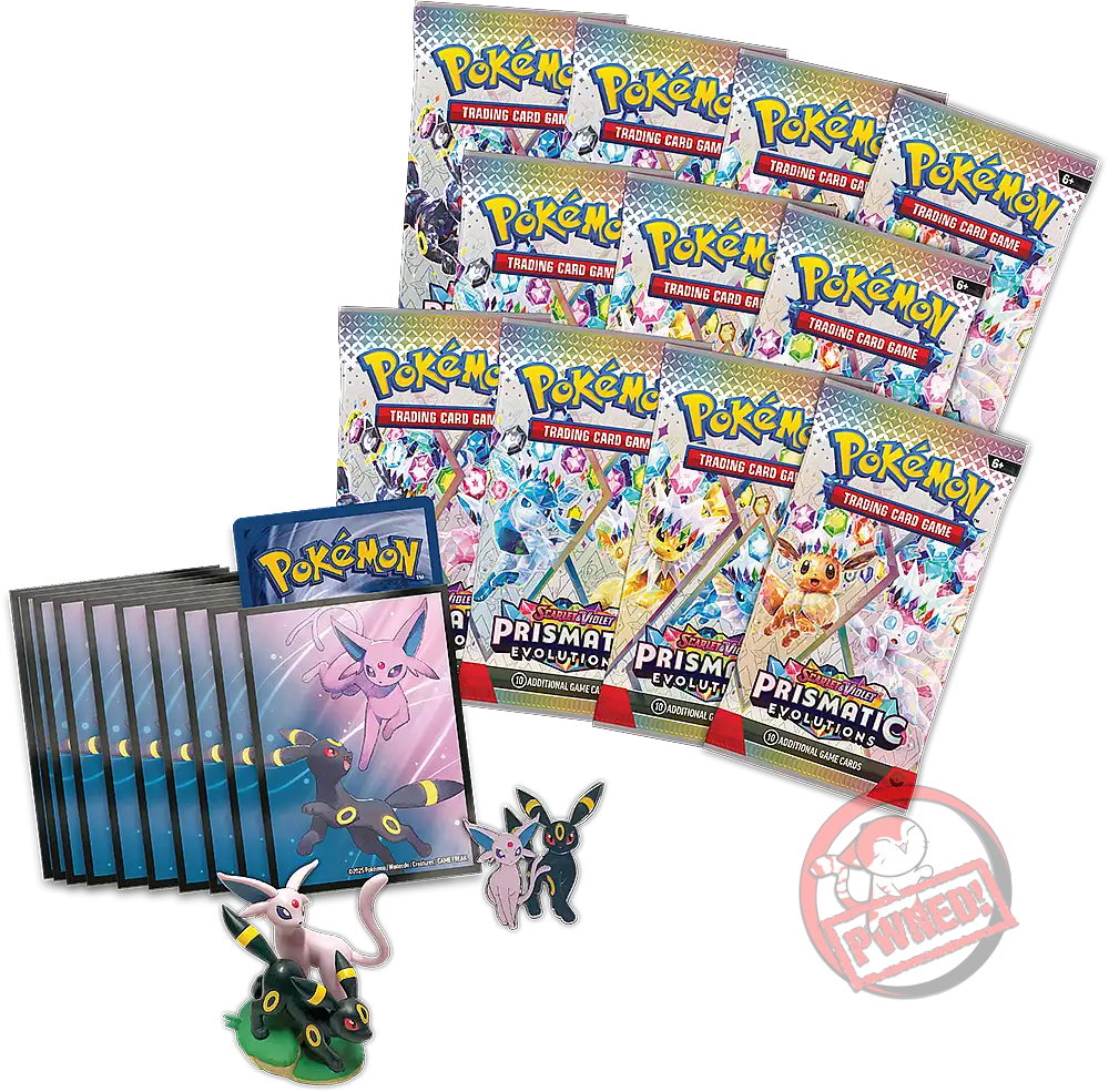 Pokemon TCG: Scarlet & Violet - Prismatic Evolutions Premium Figure ...
