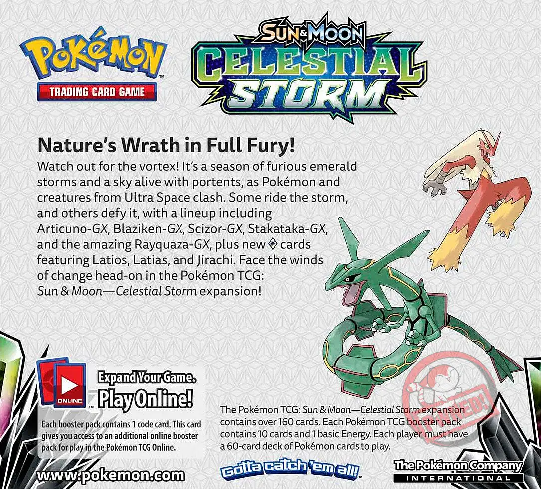 Pokemon TCG: Sun & Moon - Celestial Storm Booster Pack (New) | Buy from ...