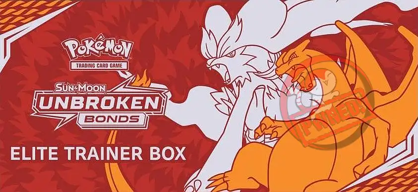 Pokemon TCG: Sun & Moon - Unbroken Bonds Elite Trainer Box (New) | Buy ...