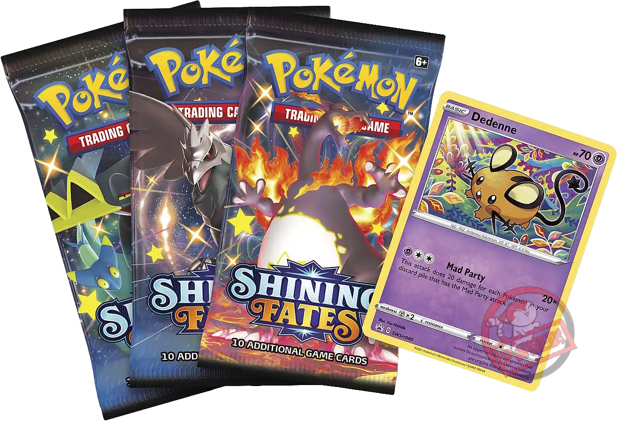 Pokemon TCG: Sword & Shield - Shining Fates Mad Party Pin Collection ...