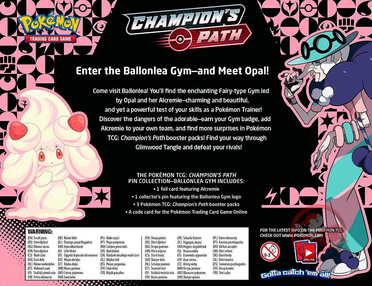 Pokemon TCG: Sword & Shield - Champion's Path Pin Collection ...