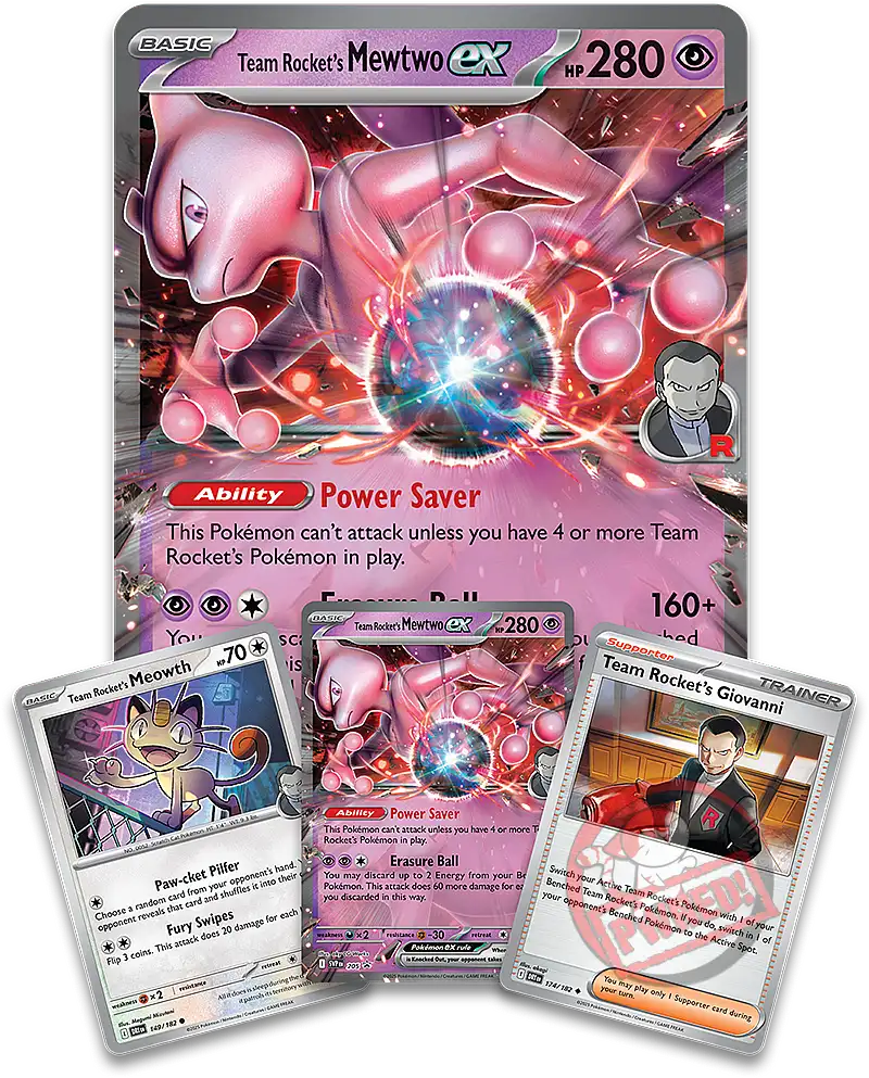 Pokemon TCG: Team Rocket's Mewtwo ex Box (New) | Buy from Pwned Games ...