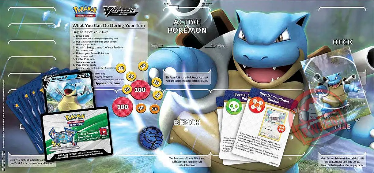 Pokemon TCG: V Battle Deck - Blastoise V (New) | Buy from Pwned Games ...