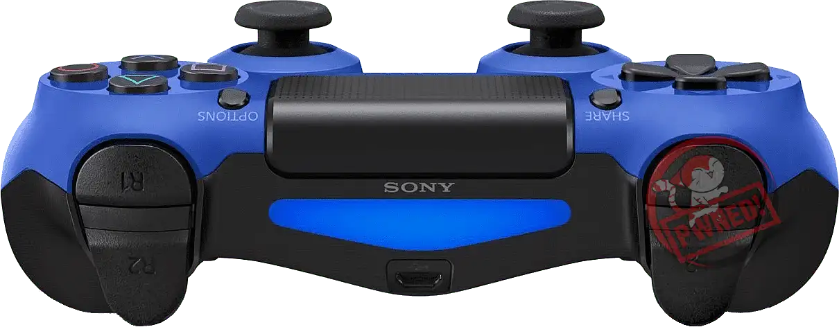 PlayStation 4 DualShock 4 Controller - Wave Blue (PS4)(Pwned) | Buy ...