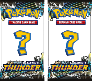 2x Lost Thunder Booster Pack - R65 ea | Trading Card Games