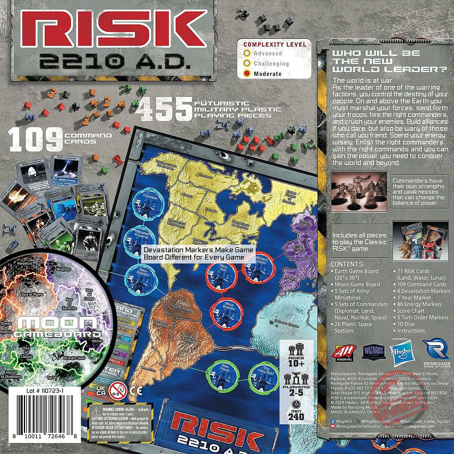 Risk 2210 A.D. (New) | Buy from Pwned Games with confidence. | Board ...