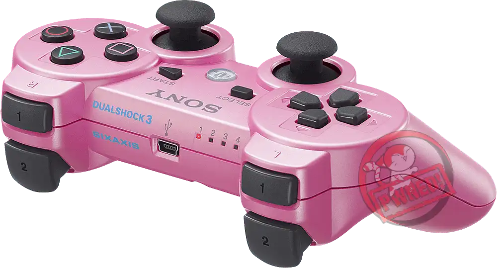 Sixaxis DualShock 3 Wireless Controller - Candy Pink (PS3)(Pwned) | Buy ...