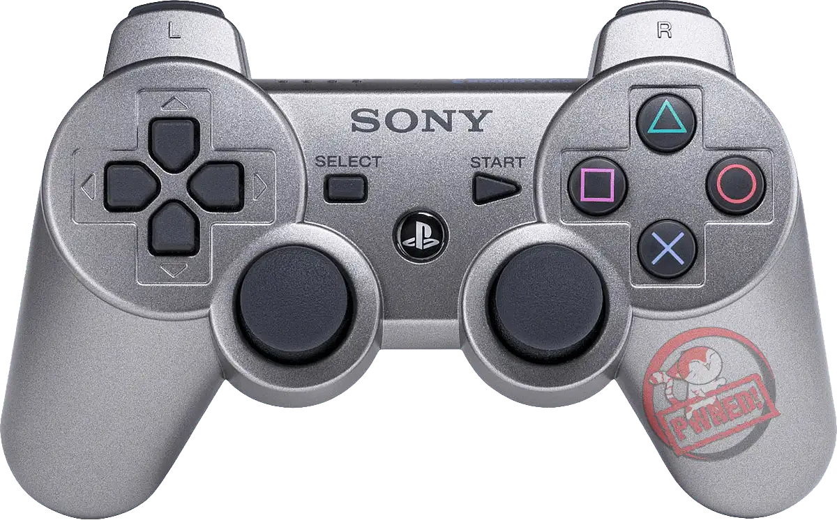Sixaxis DualShock 3 Wireless Controller - Satin Silver (PS3)(Pwned ...