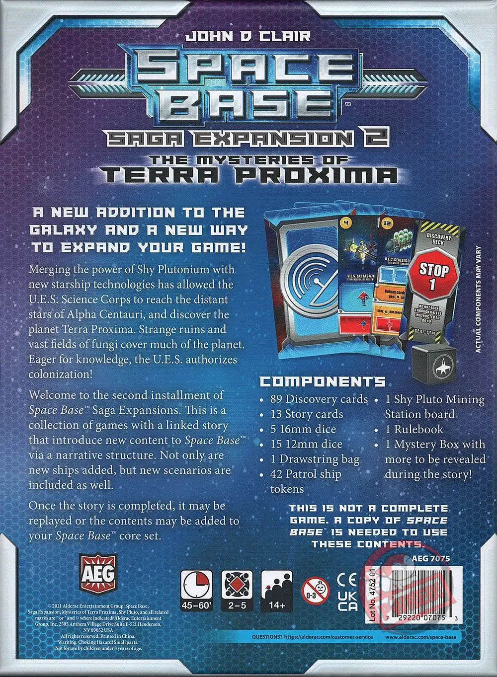 Space Base: Saga Expansion 2 - The Mysteries of Terra Proxima (New ...