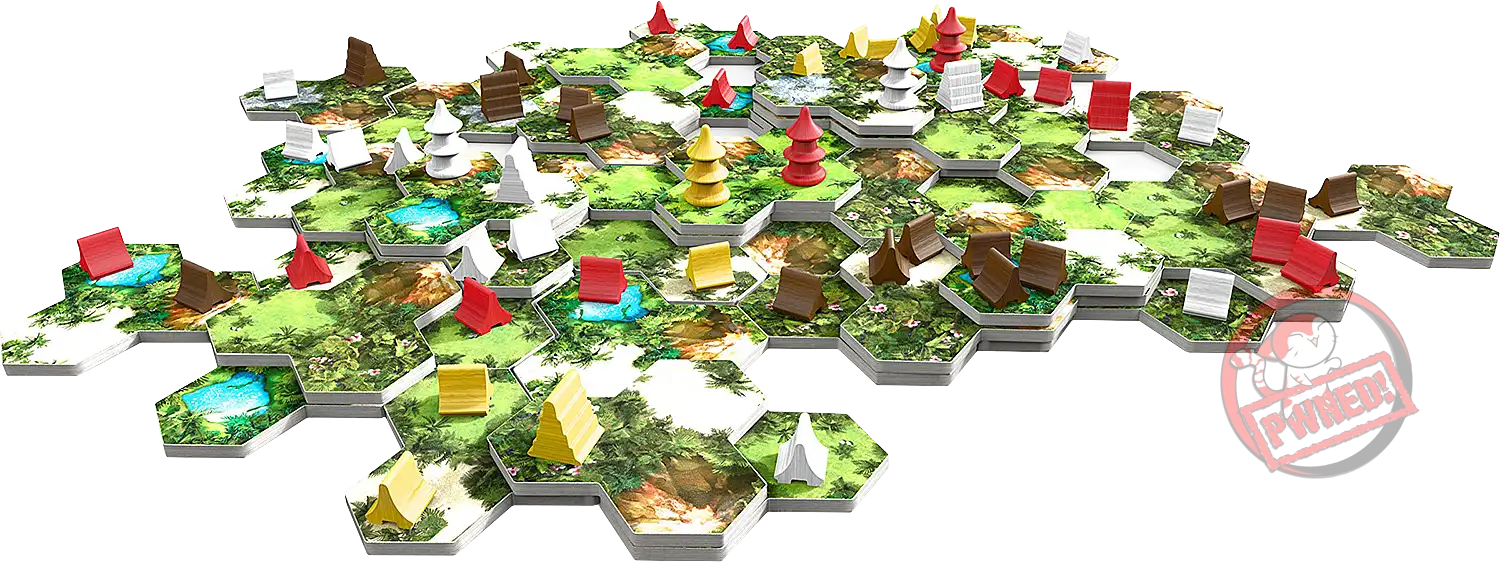 Taluva (New) | Buy from Pwned Games with confidence. | Board & Card Games