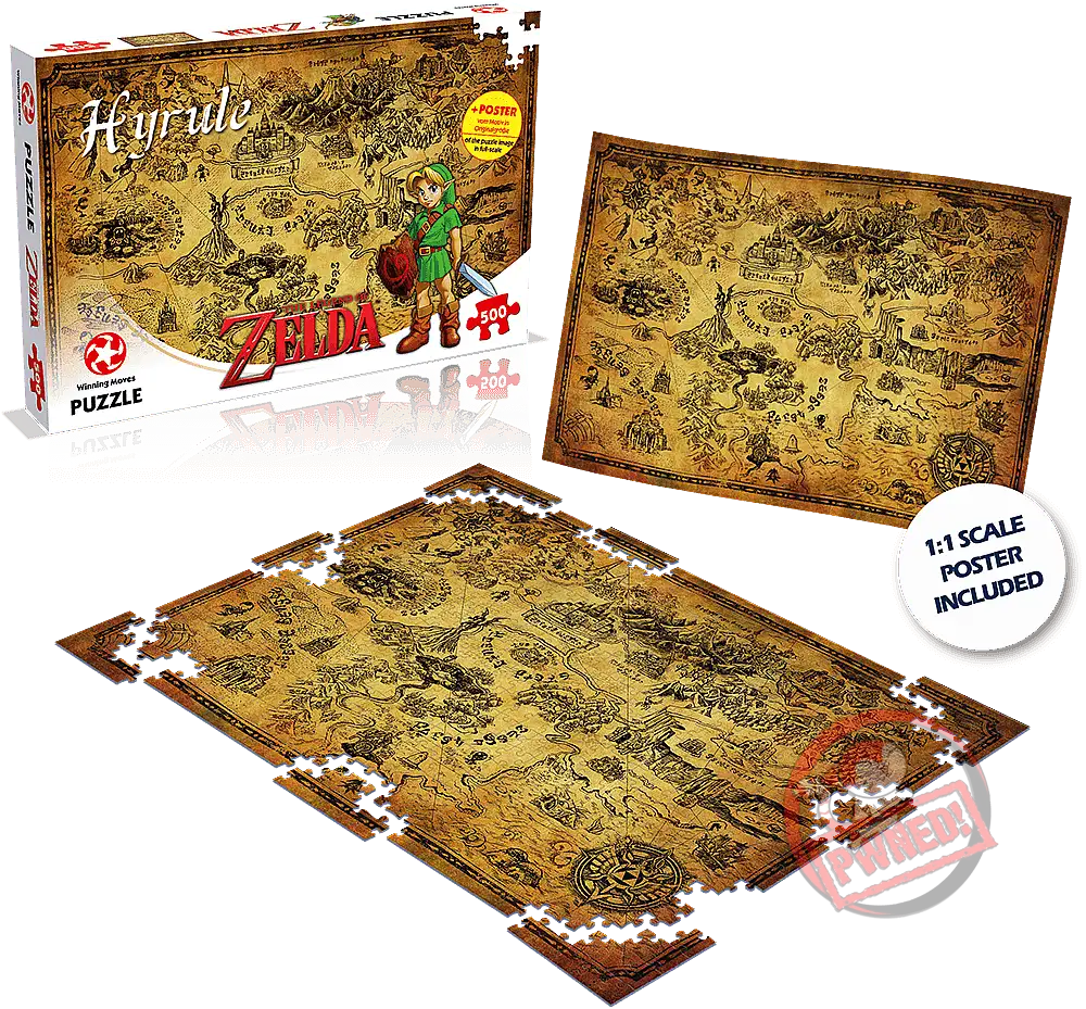 Legend of Zelda, The: Hyrule Field - 500 Piece Puzzle (New) | Buy from ...